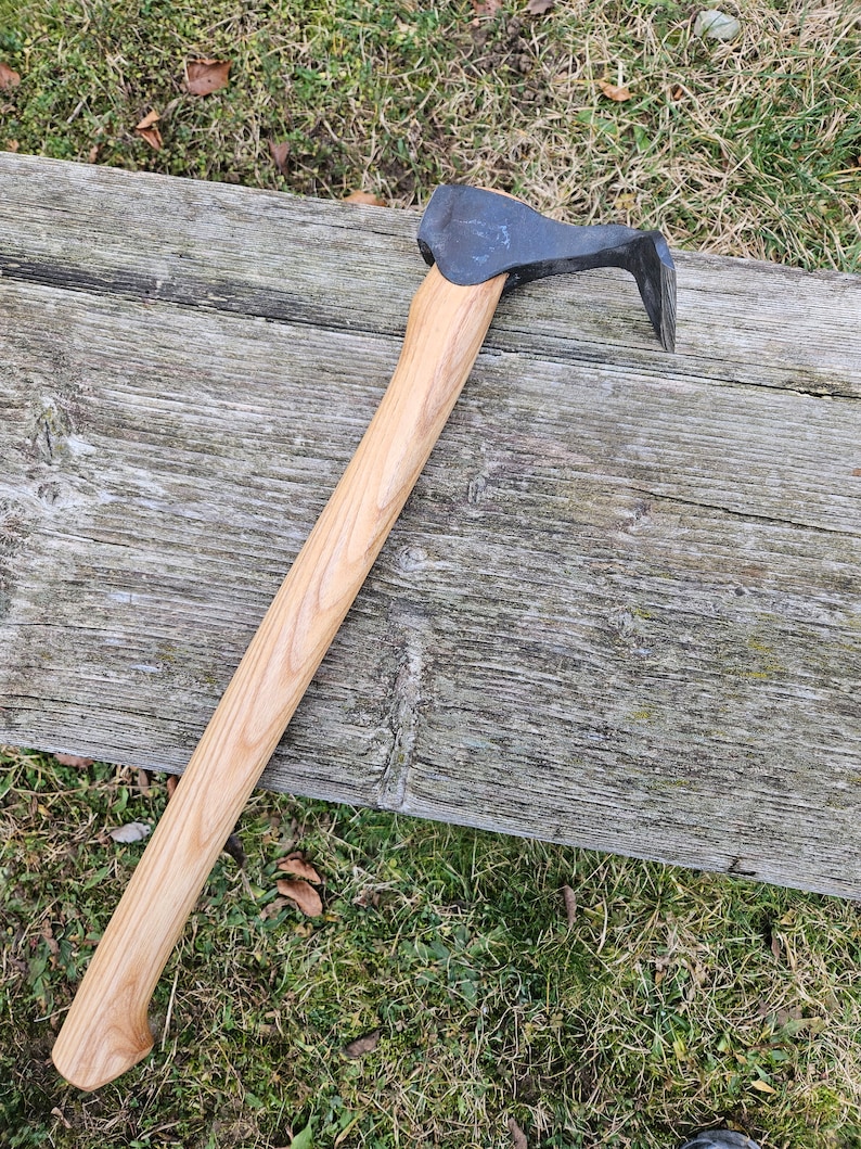 100mm Flat Adze: Cabin Building & Wood Planishing Tool, Carpentry - Etsy