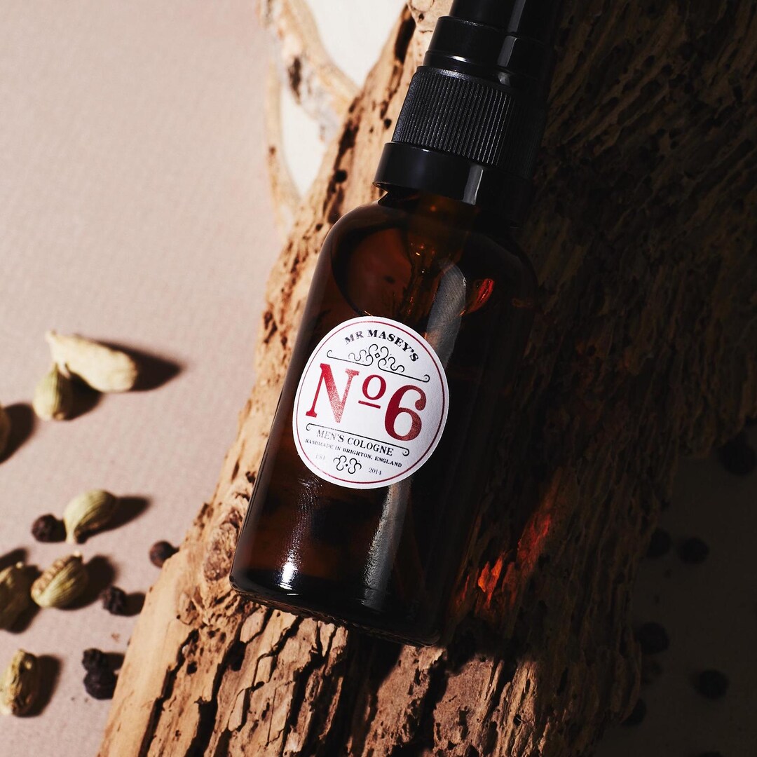 Mr Masey's No.6 Cologne: Handmade Vegan Warm Spicy Oud Scent Ethical - Etsy