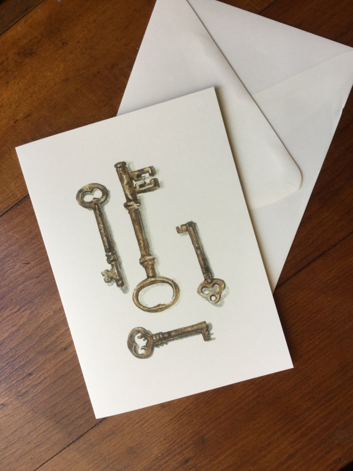 Greeting Cards - Old Keys - Etsy Australia