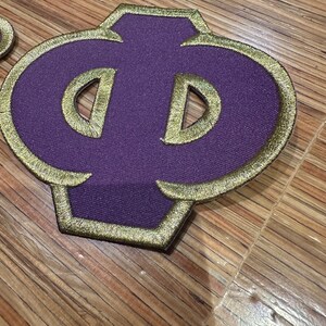 Omega Psi Phi Greek Letters 4in Tall Letters Iron Ons - Etsy