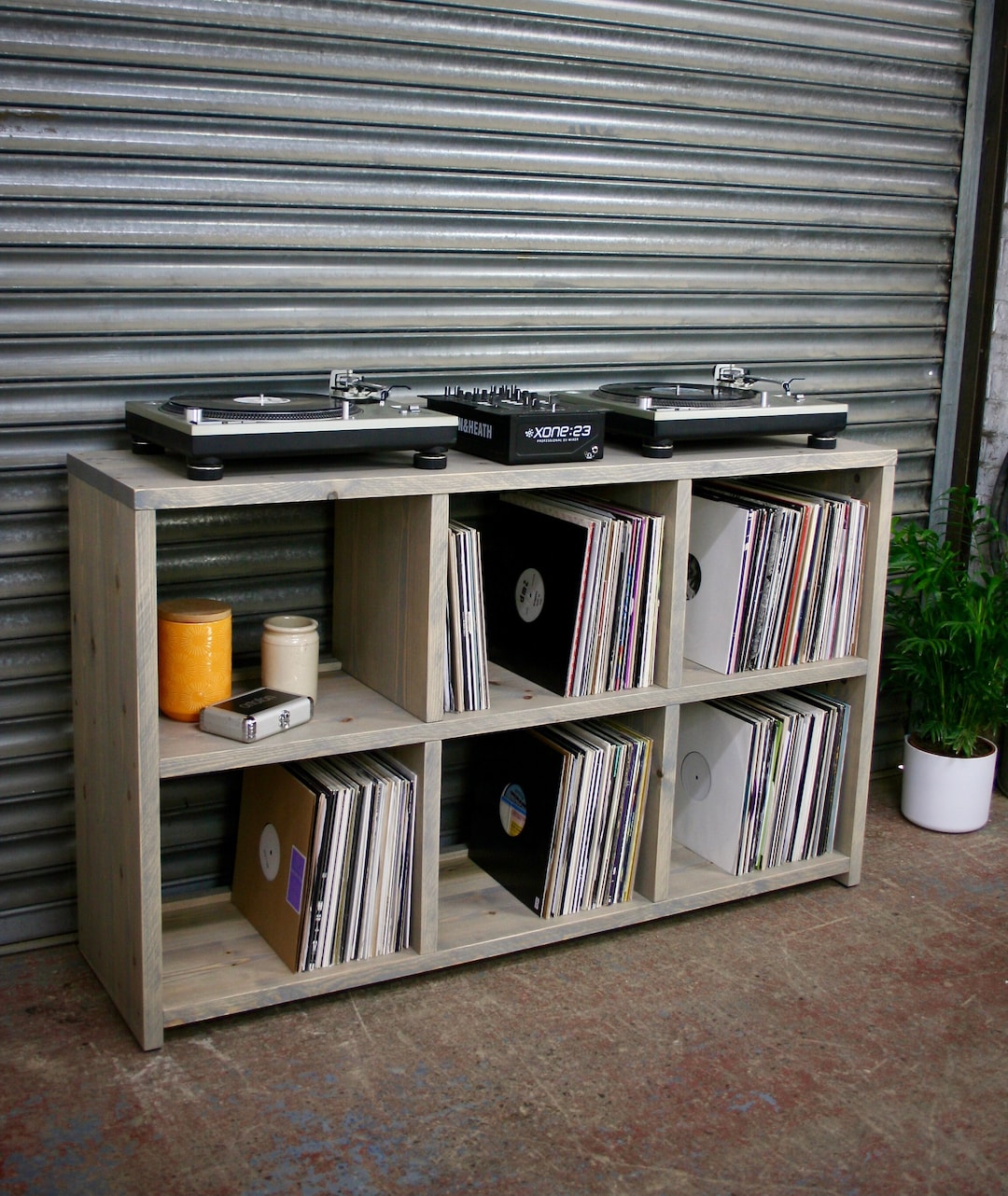 DJ Stand Record Player Sideboard Vinyl Unit. Bespoke Furniture, Hand ...