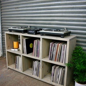 DJ Stand Record Player Sideboard Vinyl Unit. Bespoke Furniture, Hand ...