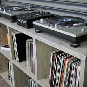 DJ Stand Record Player Sideboard Vinyl Unit. Bespoke Furniture, Hand ...