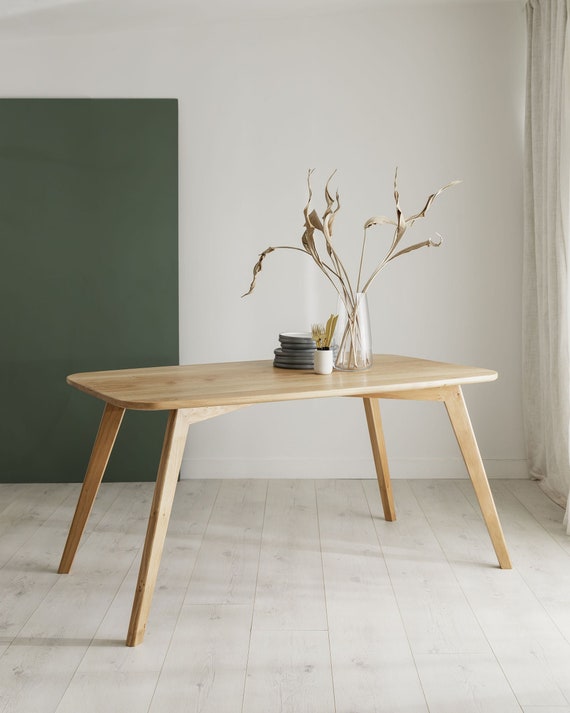 SALE Save 25 Ready to Ship. orchard not Quite Oval Oak Dining Table. Etsy