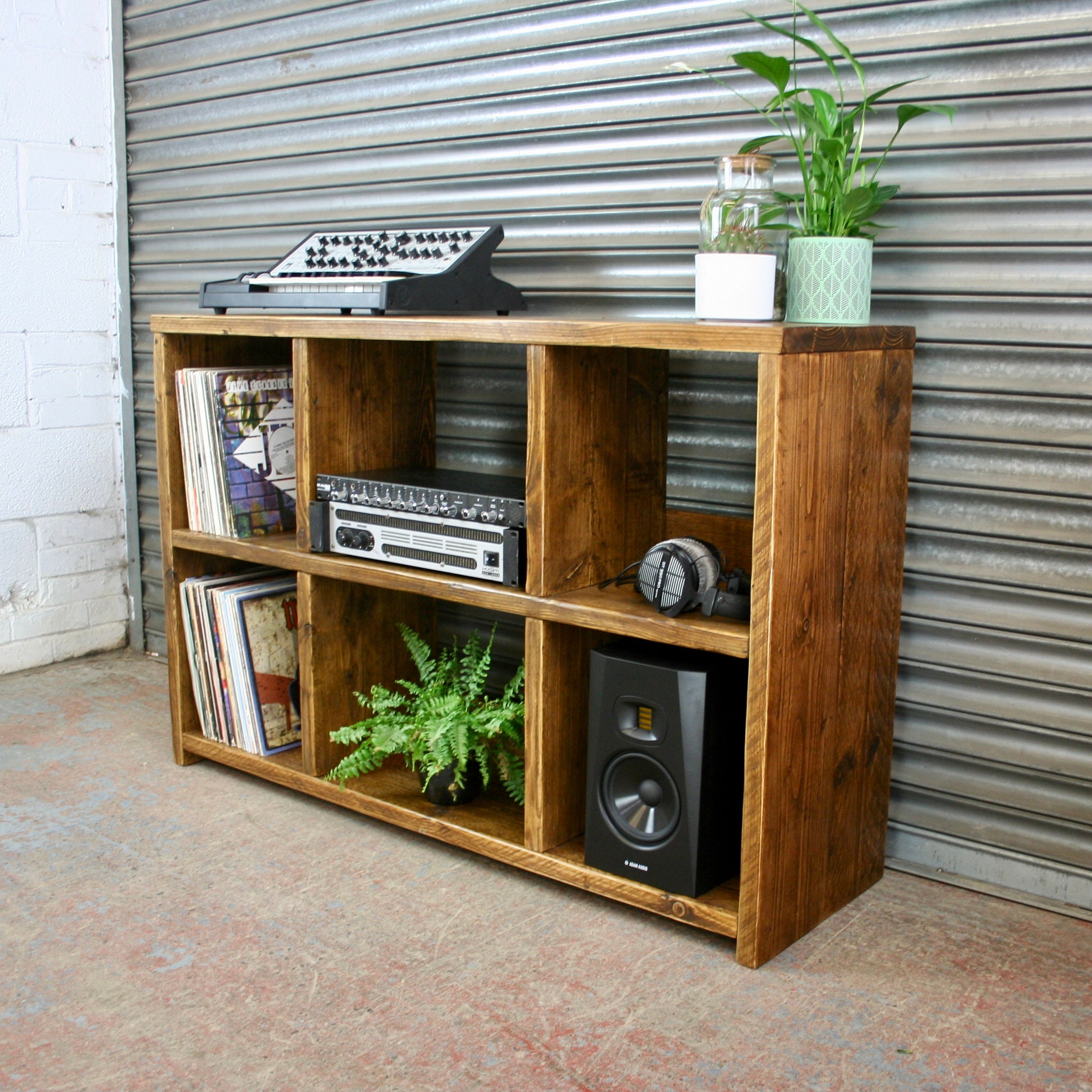 DJ Stand Record Player Sideboard Vinyl Unit. Bespoke Furniture, Hand ...