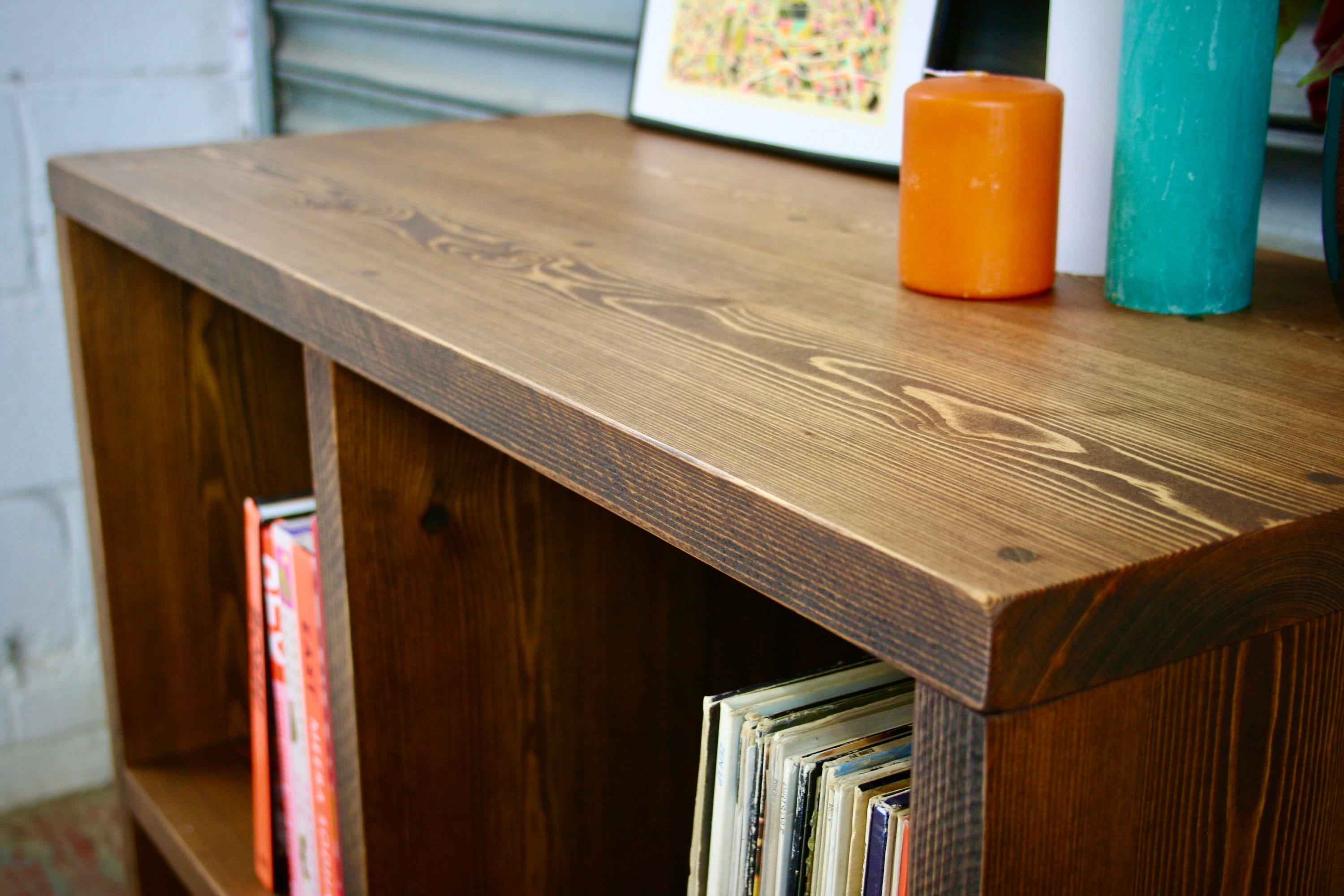DJ Booth Record Player Stand Sideboard Vinyl Unit - Etsy UK