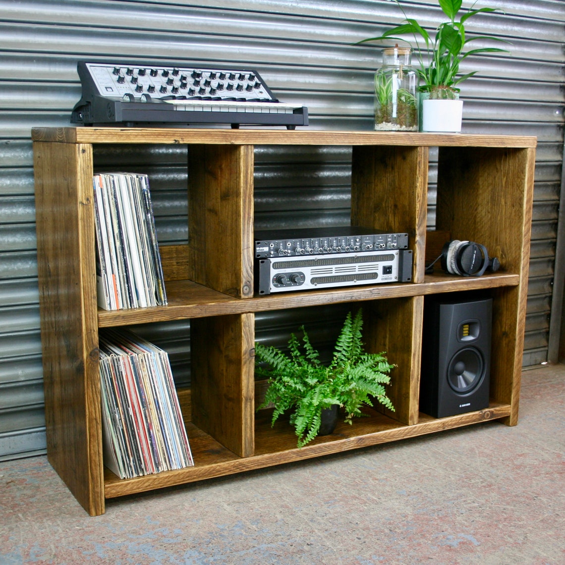 DJ Stand Record Player Sideboard Vinyl Unit. Bespoke Furniture, Hand ...