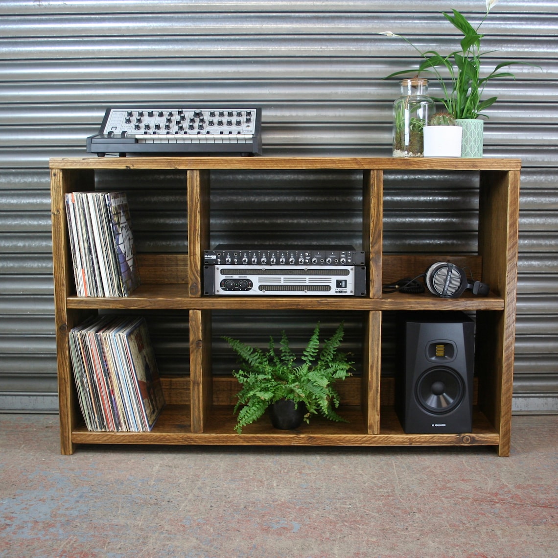 DJ Stand Record Player Sideboard Vinyl Unit. Bespoke Furniture, Hand ...