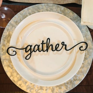 Laser Cut/plate Setting/thanksgiving Signs/fall Words/fall Table ...
