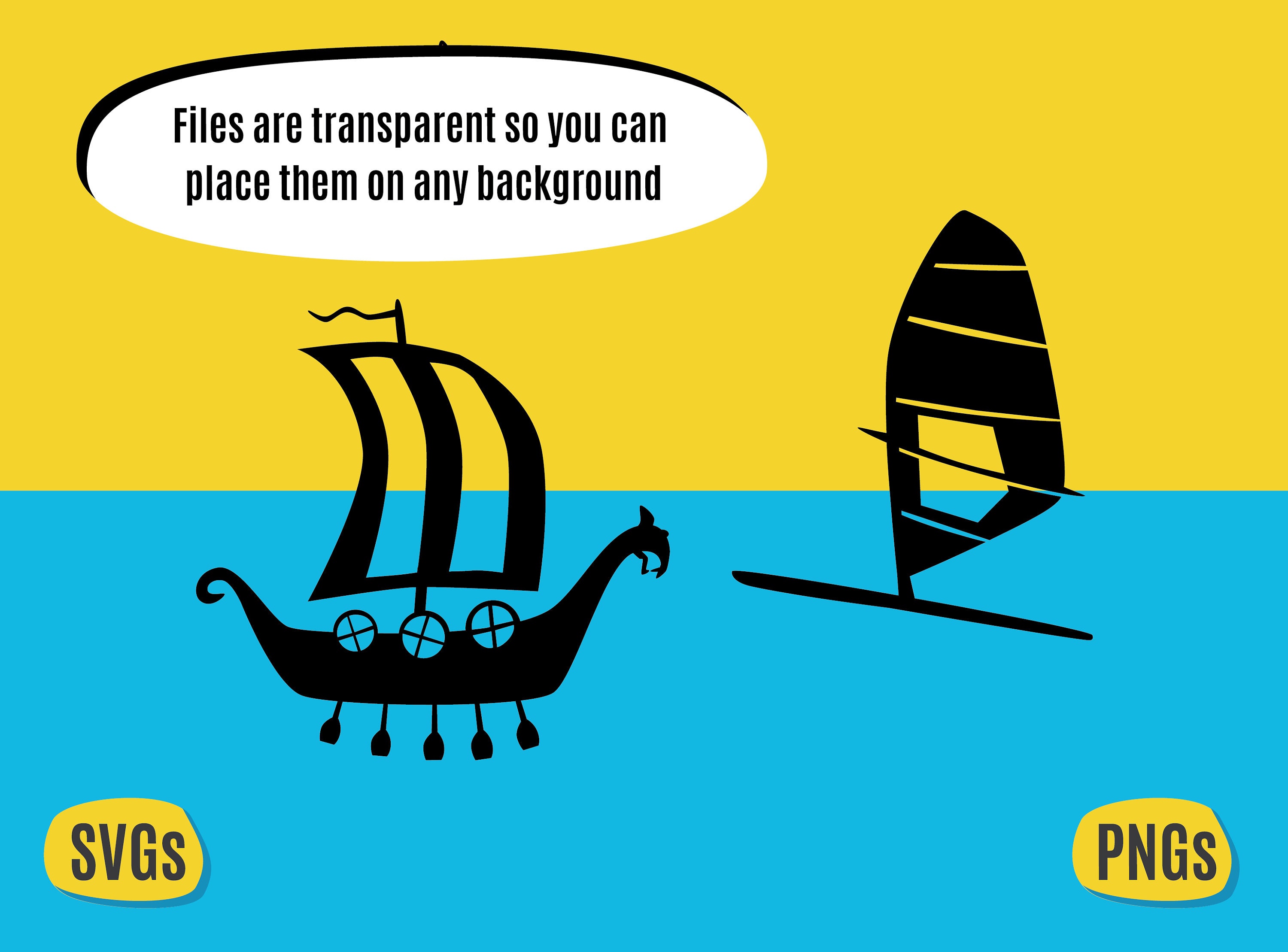 BOATS & NAUTICAL 02 Outlines SVG Bundle Cut Files Sea Anchor Sailing ...