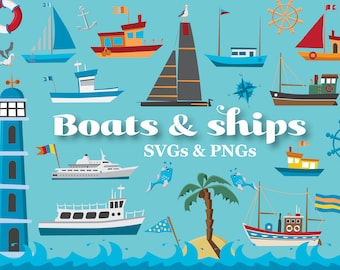 Nautical Svg, Boat Svg, Lighthouse Svg, Travel Svg Files, Nautical Clip ...