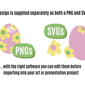 EASTER Clipart Bundle - Colour & Cut Files - Easter Eggs - Easter Bunny ...