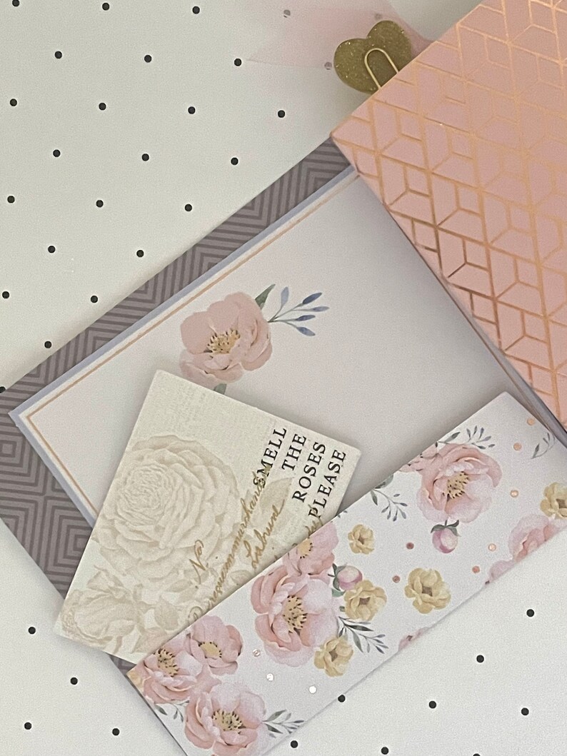 Beautiful Journal Full of Journaling Cards and Accented With Pretty ...