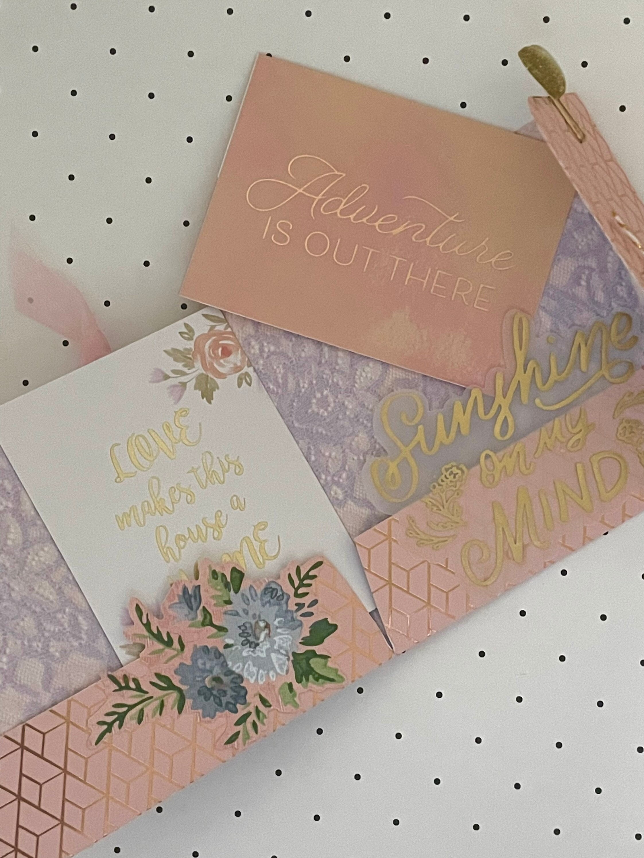 Beautiful Journal Full of Journaling Cards and Accented With Pretty ...