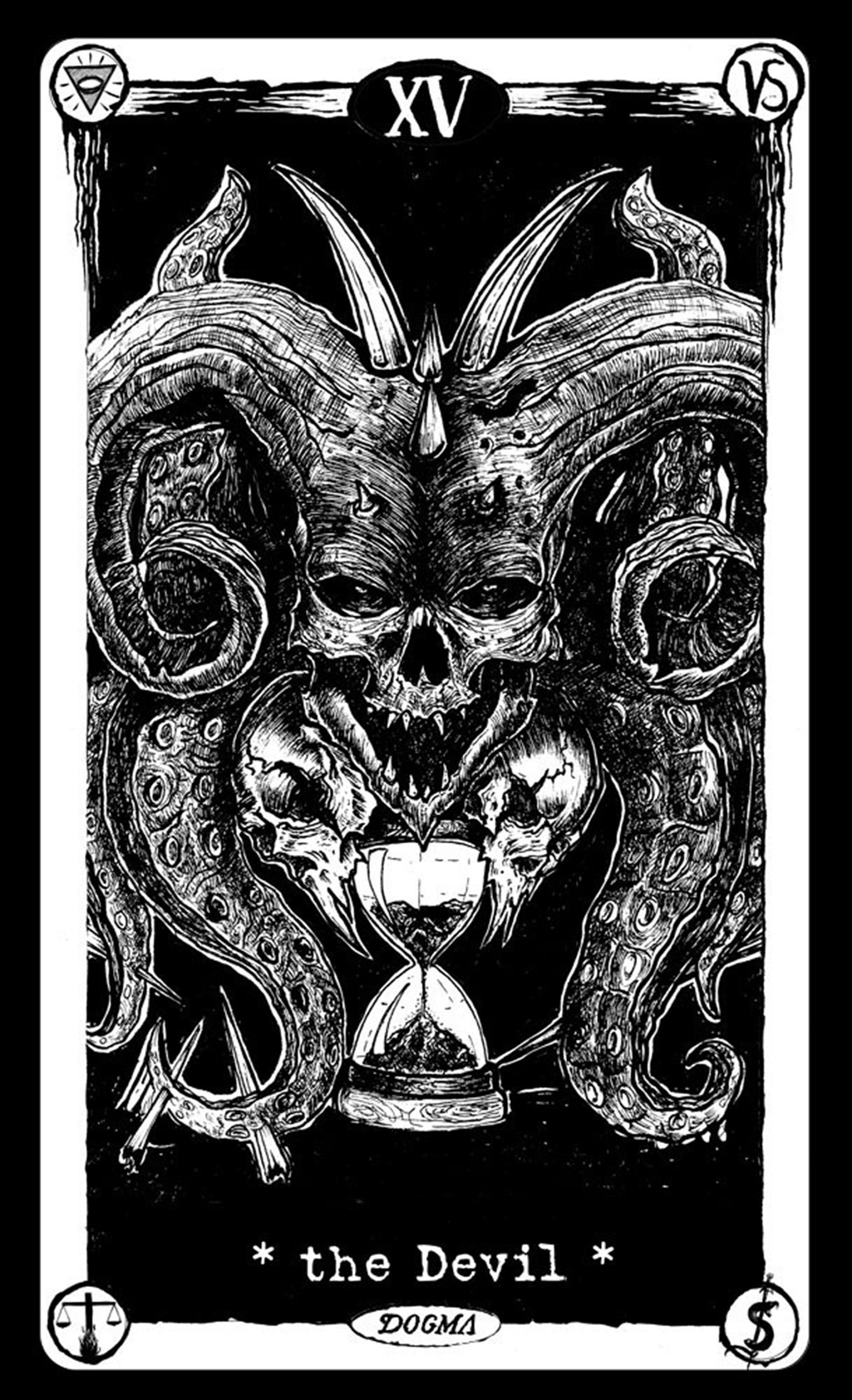 Dogma Tarot - Major Arcana - the Devil Print - 29,7 Cm X 42 Cm - Etsy