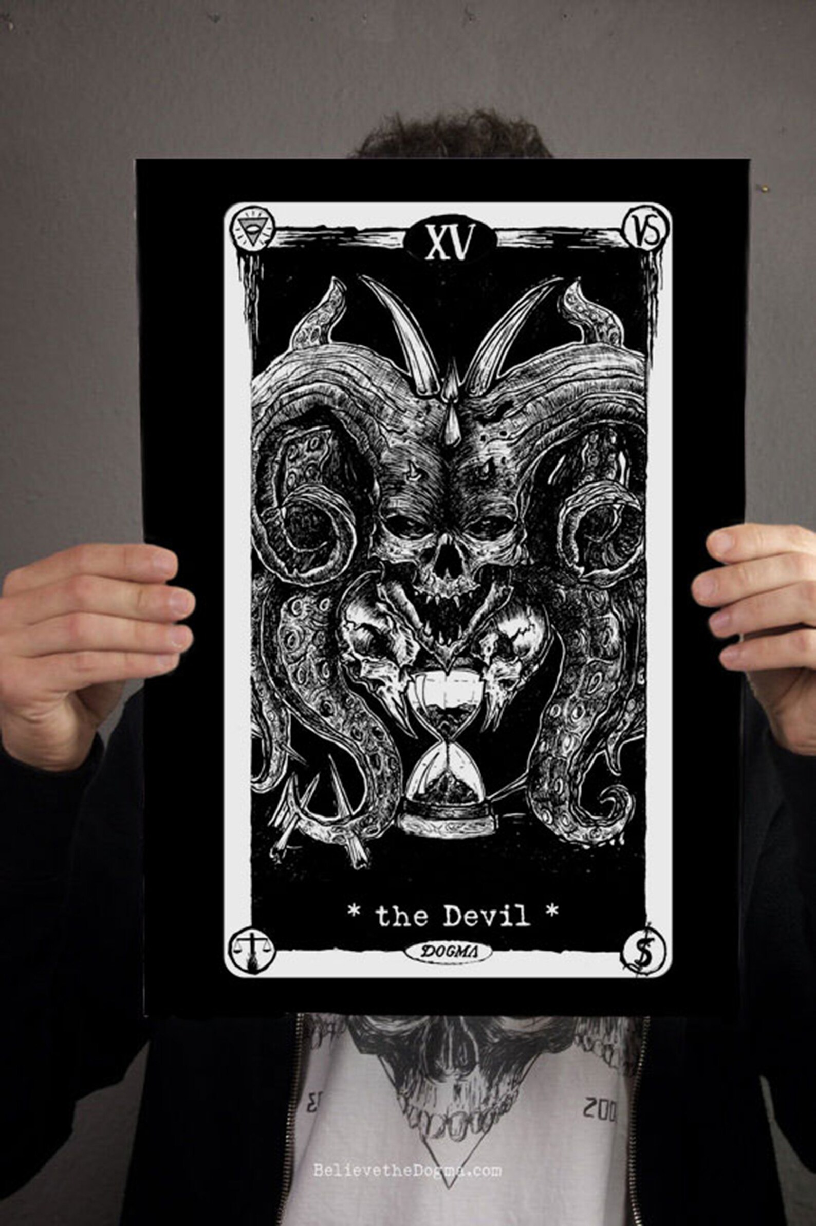Dogma Tarot - Major Arcana - the Devil Print - 29,7 Cm X 42 Cm - Etsy