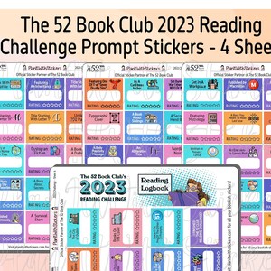 The 52 Book Club OFFICIAL PARTNER 2023 Reading Challenge Planner ...