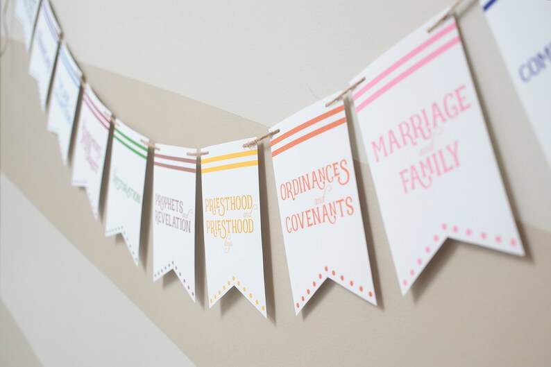 Doctrinal Mastery Topic Banner for LDS Seminary - Etsy