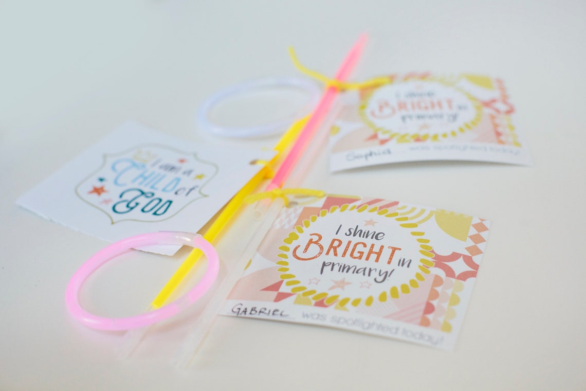 LDS Primary Spotlight Set | I Am a Child of God | Questionnaire and ...