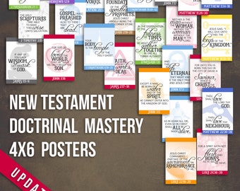11x17 New Testament Doctrinal Mastery Posters for LDS Seminary-digital ...