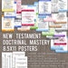 8.5x11 New Testament Doctrinal Mastery Posters for LDS | Etsy