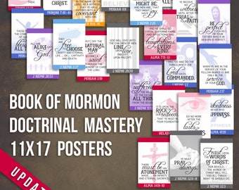 Seminary Book of Mormon Doctrinal Mastery Scripture Passage Candy Label ...