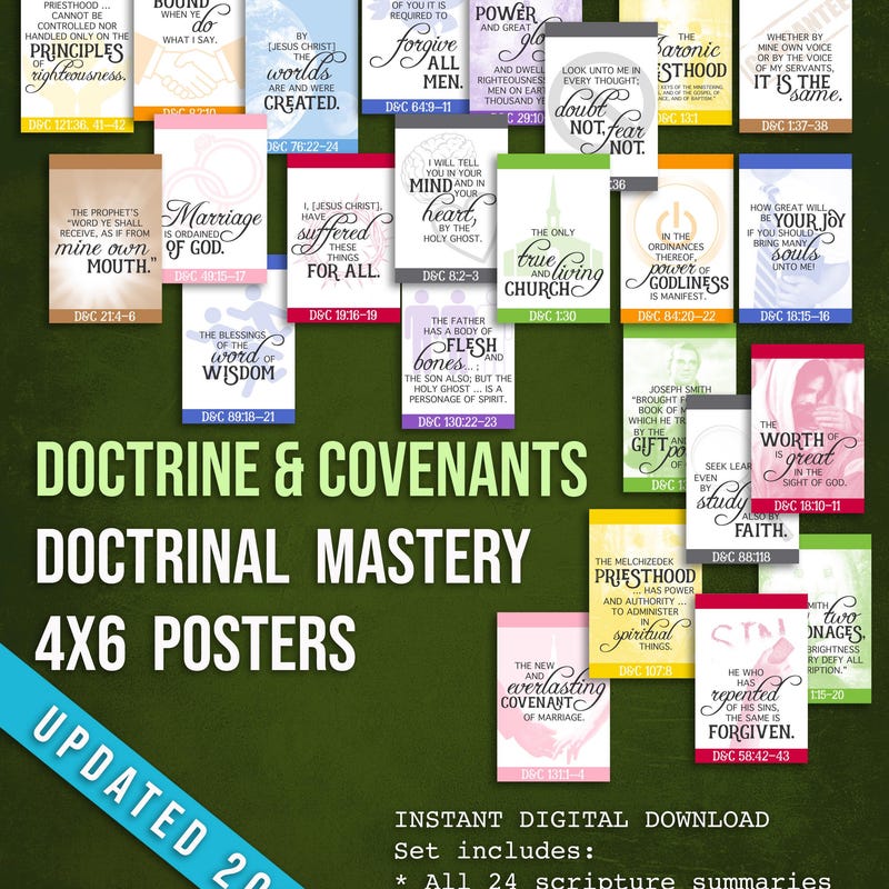 Doctrine Covenants - Etsy