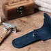 Customized Leather Razor Cover, Handcrafted Leather Razor Case Holder ...