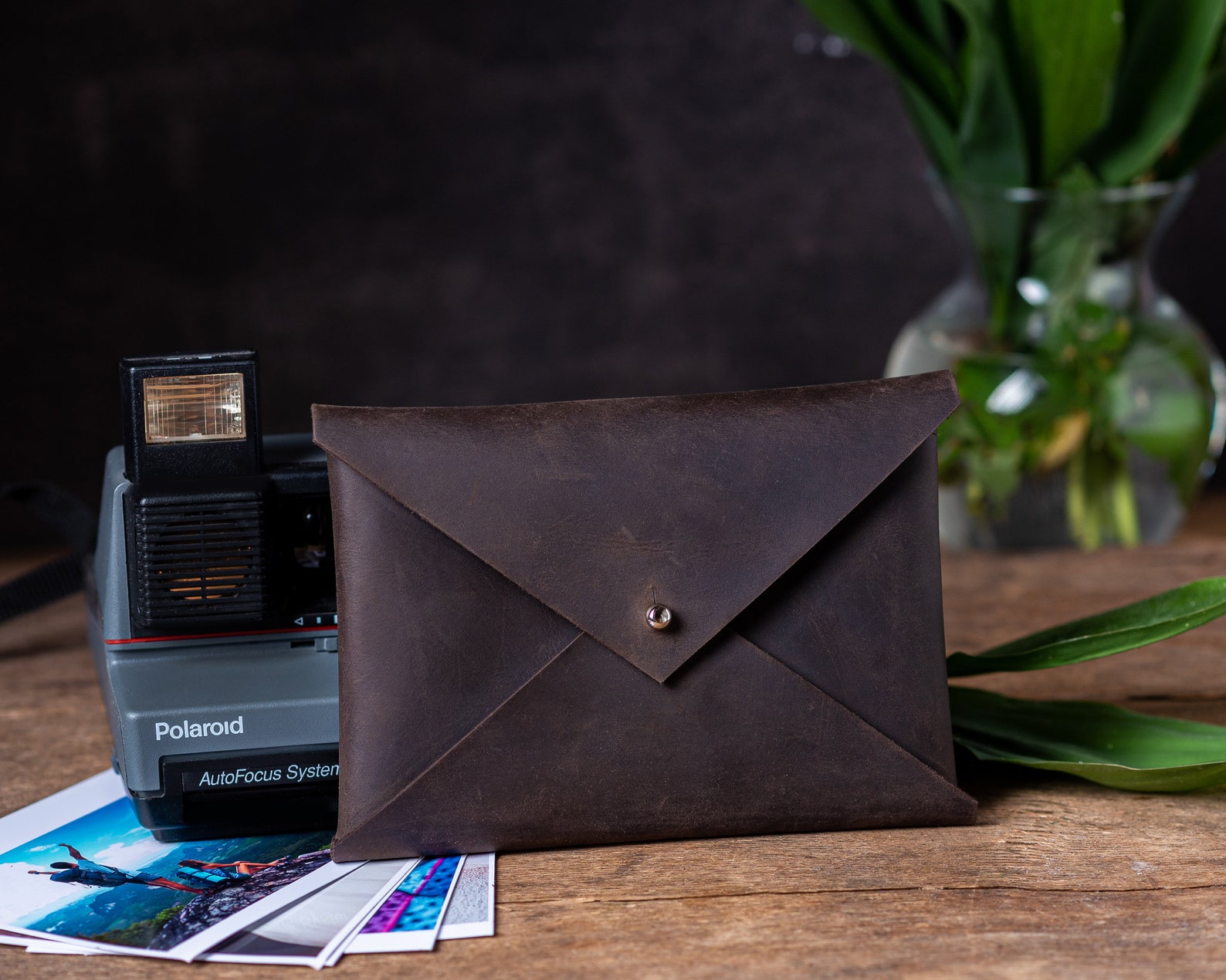 Customized Leather Envelope for Photos 4x6 Leather Case - Etsy