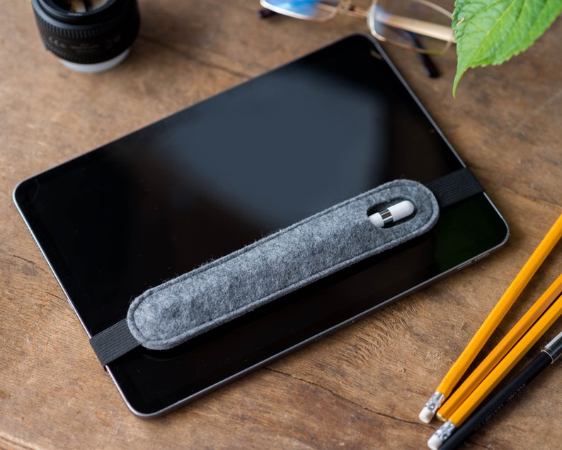 Felt Apple Pencil Holder, iPad Elastic Pen Sleeve - Etsy UK