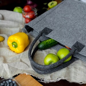 Handmade Felt Tote Bag Handmade Bag Felt Bag Felt Shoulder Bag Tote ...
