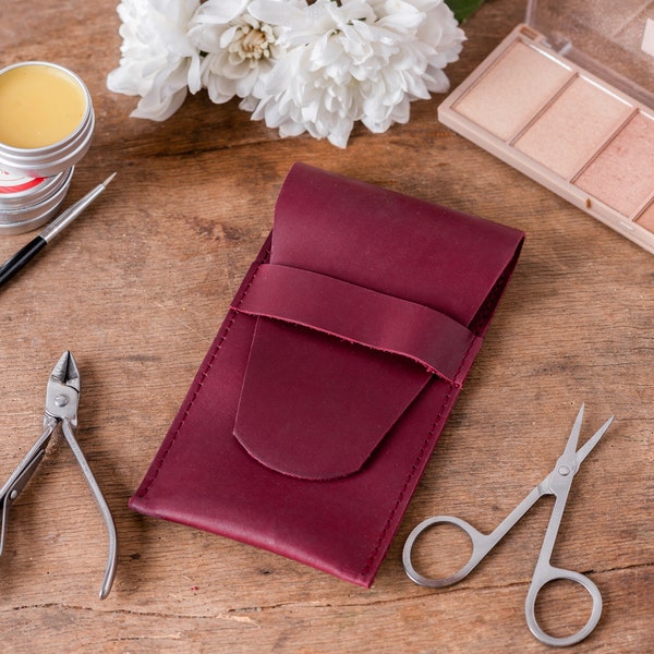 Leather Manicure Case - Etsy