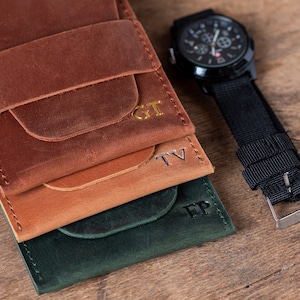 Personalized Leather Watch Roll, Travel Watch Roll, Single Watch Roll ...