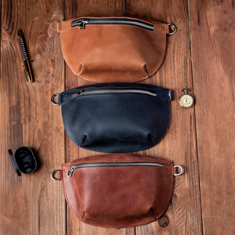 Leather Waist Bag - Etsy
