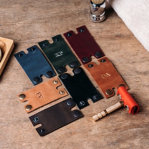 Customized Edge Razor Protector Case, Leather Razor Cover, Handcrafted ...