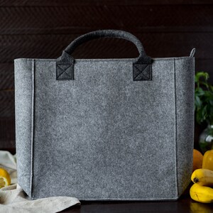 Handmade Felt Tote Bag Handmade Bag Felt Bag Felt Shoulder Bag Tote ...