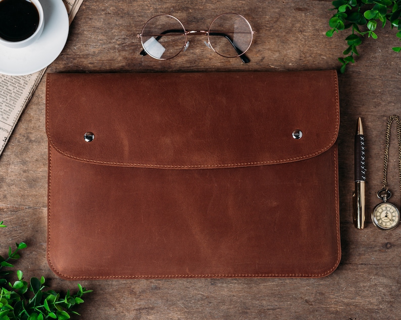 Leather Macbook Air 13.6 M2 Case Macbook Pro 14 Leather Case - Etsy