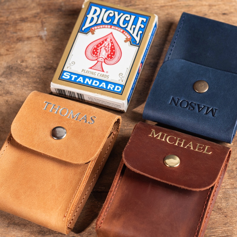 Vintage Tin Card Holder - Etsy