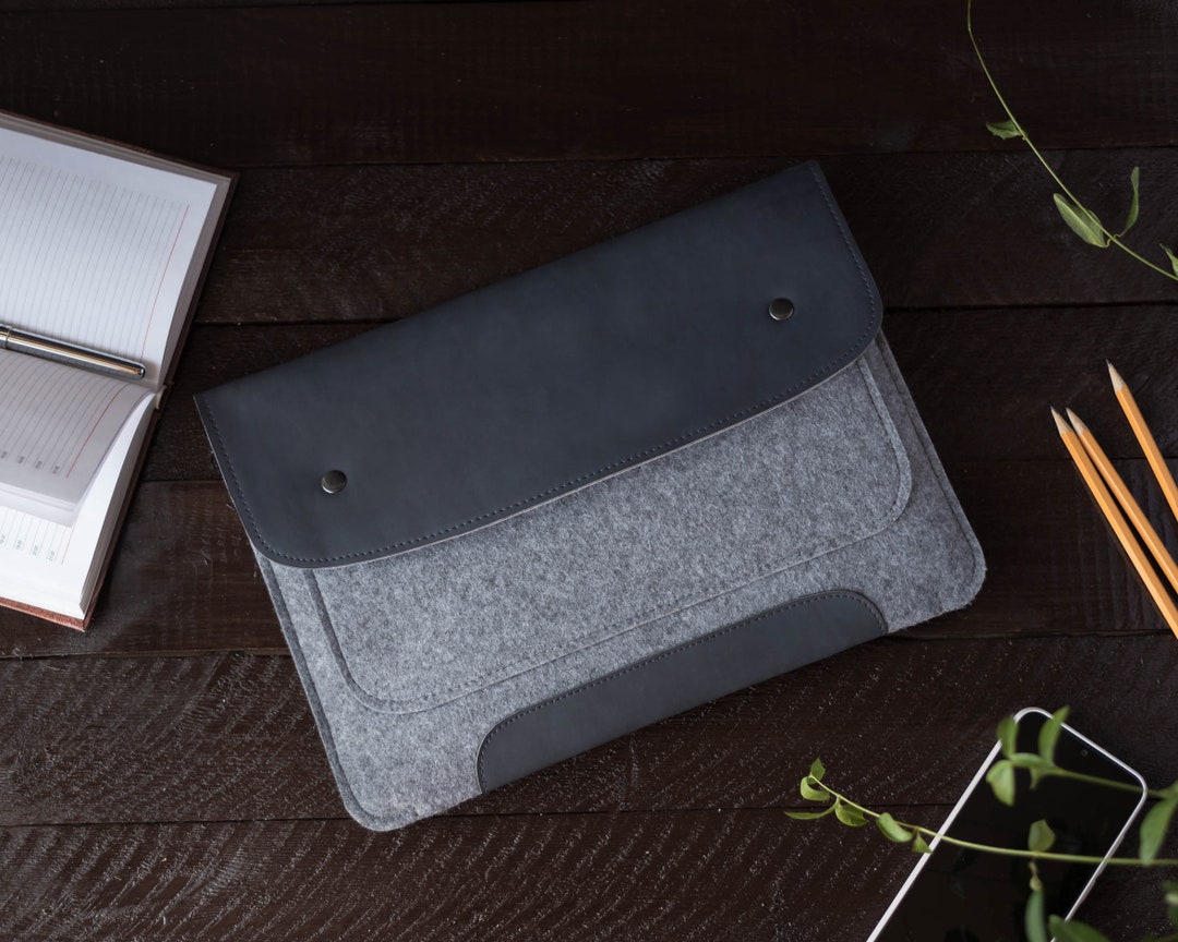 Handmade Dark-blue MacBook Sleeve Case, MacBook Air 13 Case, MacBook ...