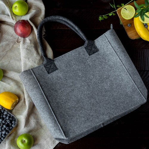 Handmade Felt Tote Bag Handmade Bag Felt Bag Felt - Etsy