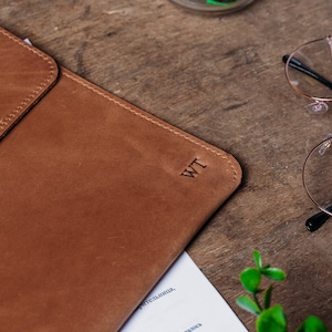 Leather Portfolio Document Organizer A4 Document Holder Paper Document ...