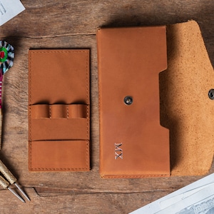 Leather Darts Case, Personalized Darts Set Holder, Dart Carrying Case ...