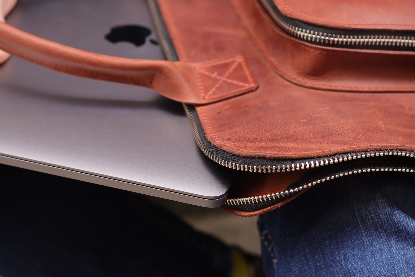 Handmade Leather Macbook Air Bag Vintage Leather Macbook Pro | Etsy