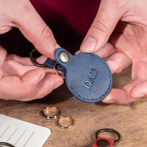 Leather Ring Holder Keychain, Wedding Ring Case Holder, Jewelry Ring ...