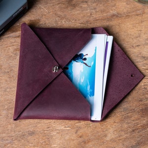 Customized Leather Envelope for Photos 4x6, Leather Case Prints 5x7 ...