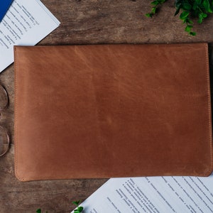 Leather Portfolio Document Organizer A4 Document Holder Paper Document ...