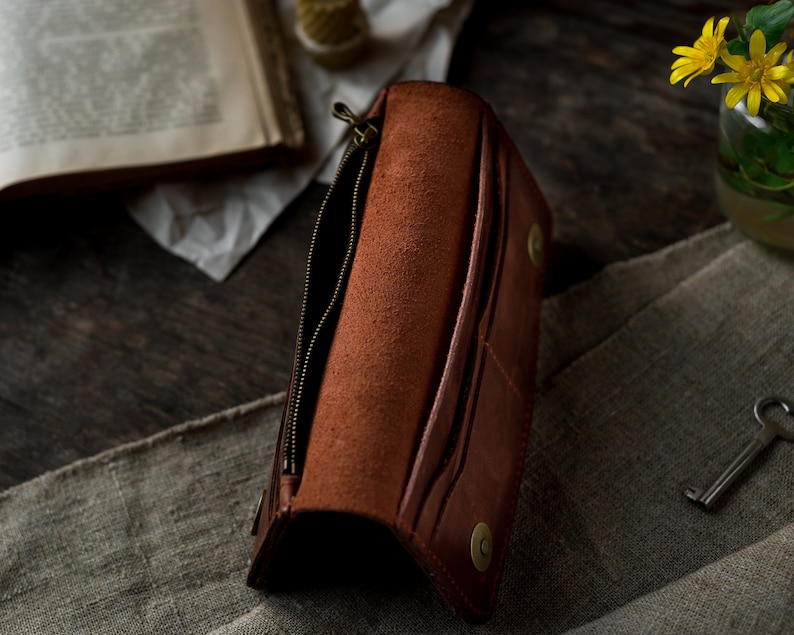 Handmade Leather Wallet, Natural Leather Wallet, Mens Wallet, Handmade ...