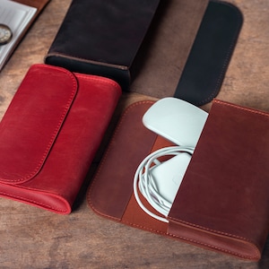 Leather MacBook Charger Holder MacBook Charger Case MacBook Charger ...