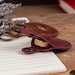 Leather Ring Holder Keychain, Wedding Ring Case Holder, Jewelry Ring ...