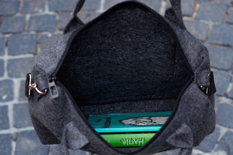 Handmade Felt Tote Bag Handmade Bag Felt Bag Felt | Etsy